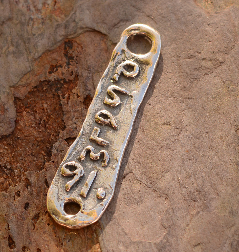 Psalm 91 Jewelry Charm, Inspirational Words in Sterling Silver – cathy-dailey